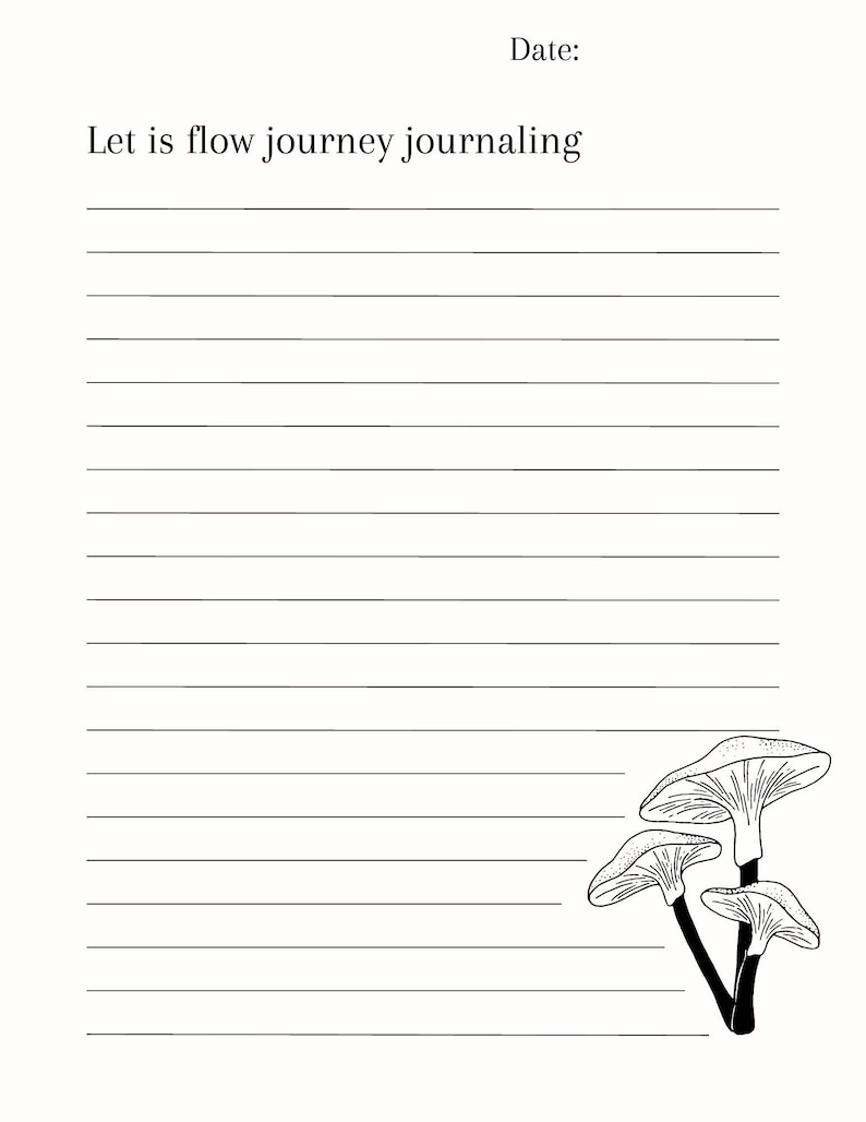 Microdosing Journal ADD ON PAGES Weekly Checkin and Journey Journaling ...