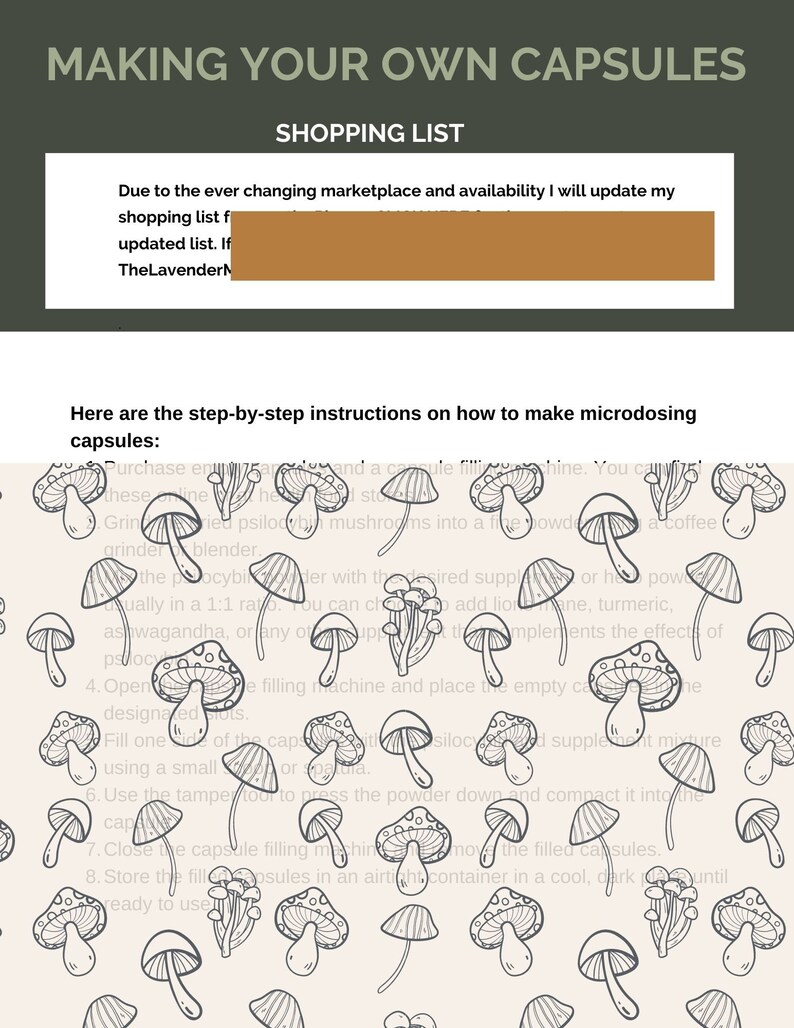 Microdosing Guide for Beginners - Etsy