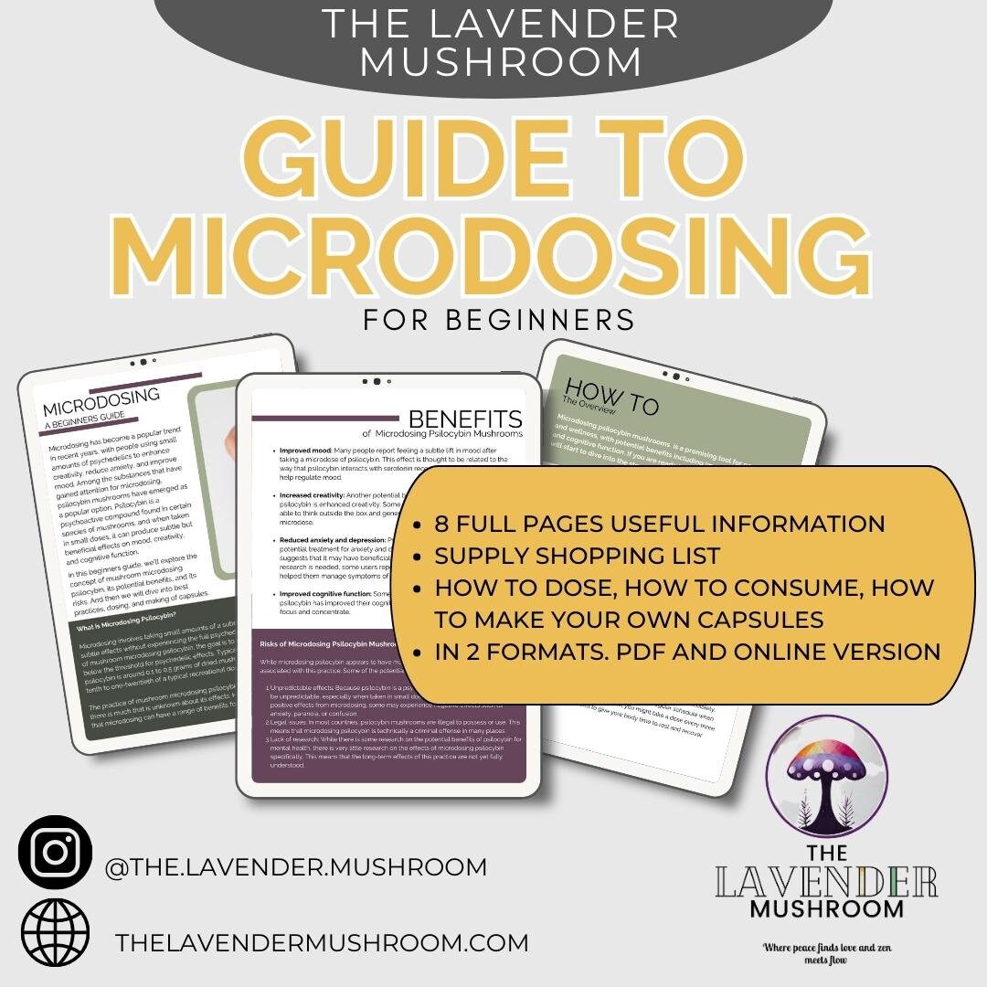 Microdosing Guide for Beginners - Etsy