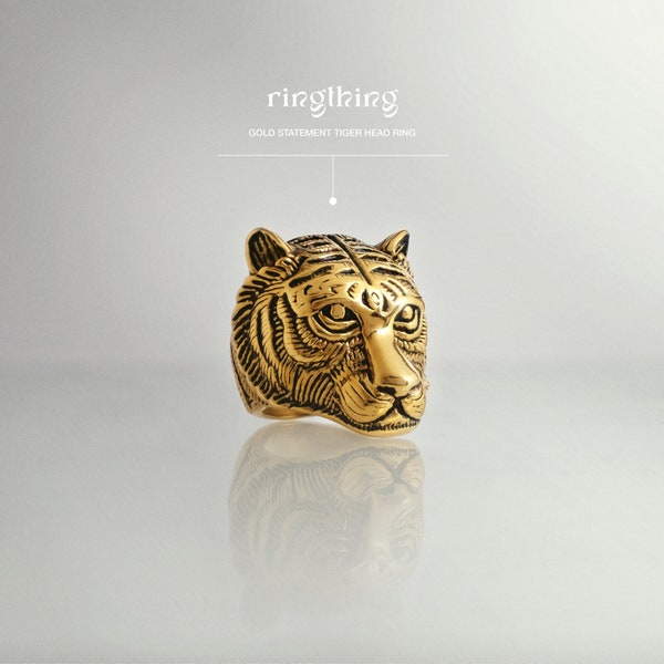 Tiger Ring - Etsy