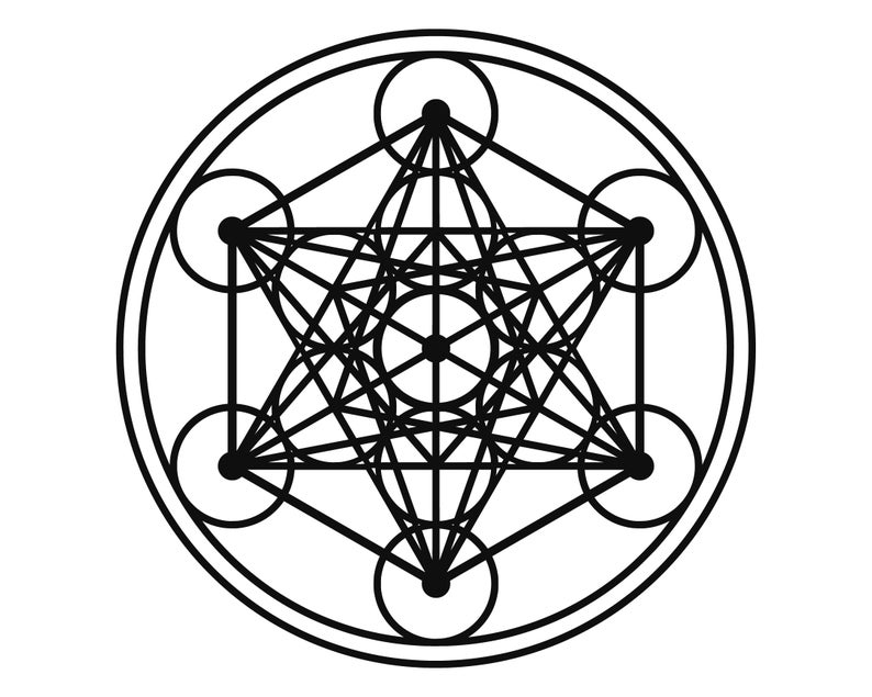 Metatrons Cube SVG, Metatron’s Cube PNG, Metatrons Cube Clip Art ...
