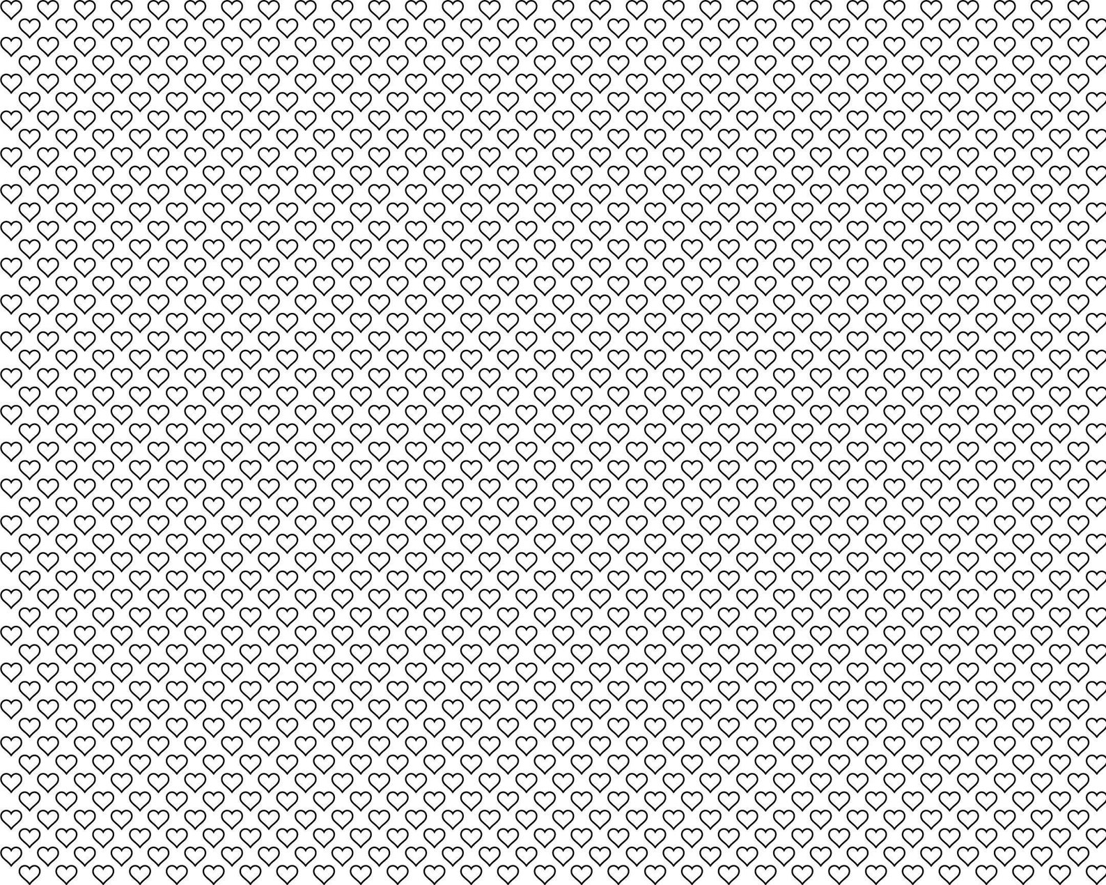 Heart Pattern SVG Simple Hearts Pattern - Outlined Hearts Background ...