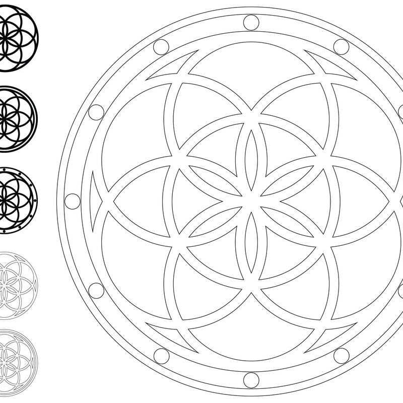 Laser Crystal Grid Files - Etsy