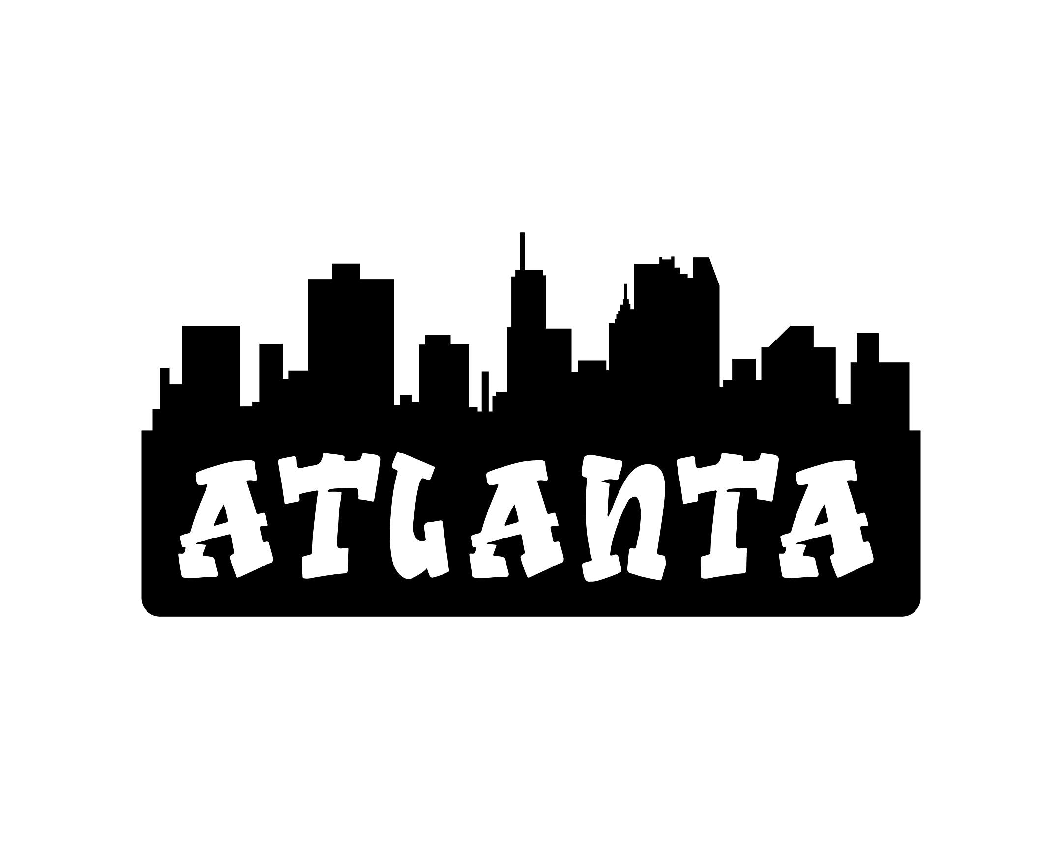 Atlanta SVG Design File for Vinyl Decals and Stickers - Etsy