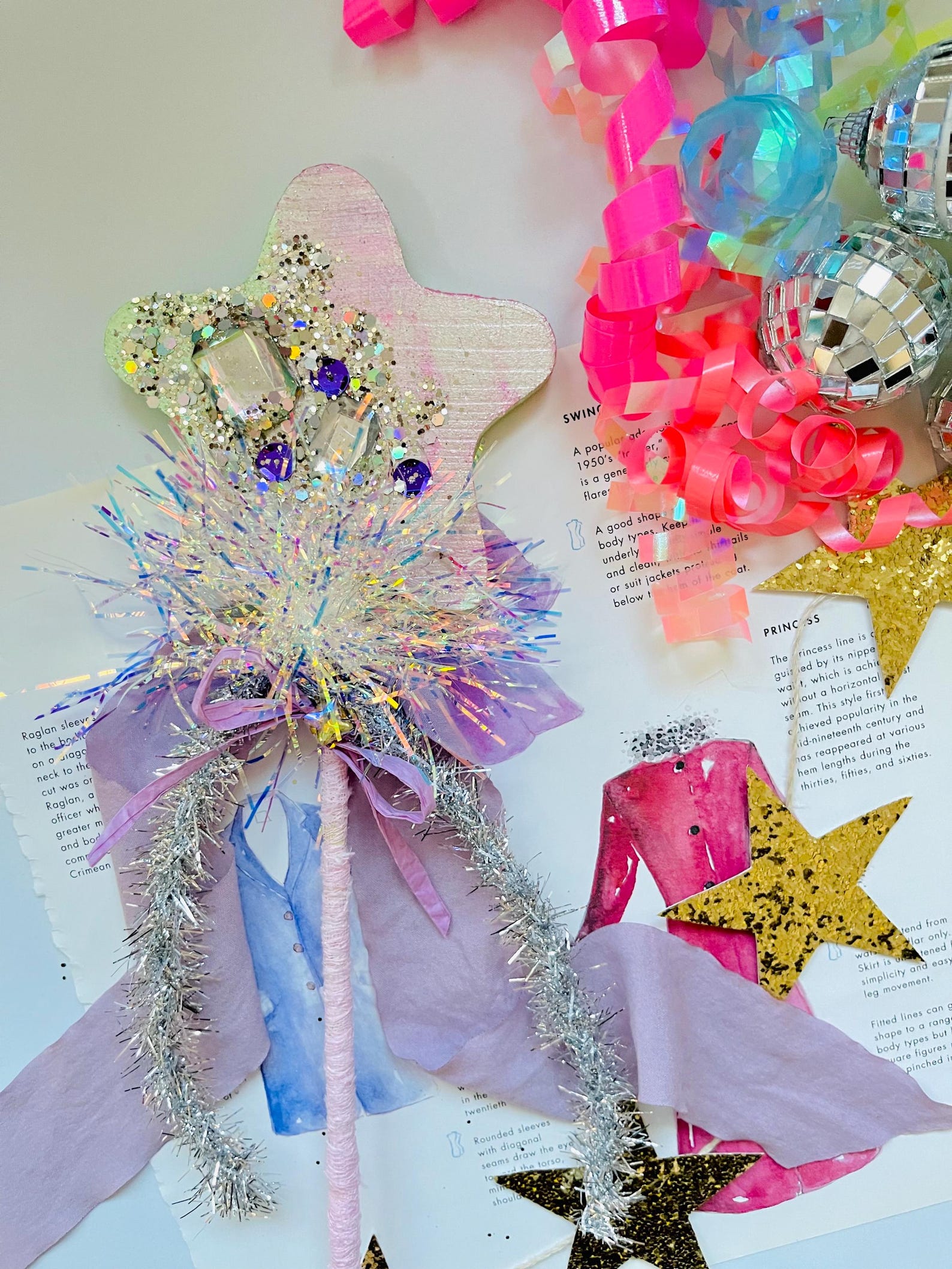 Set of 3 Stars Wands, Christmas Bundle Wands, Christmas Stocking ...