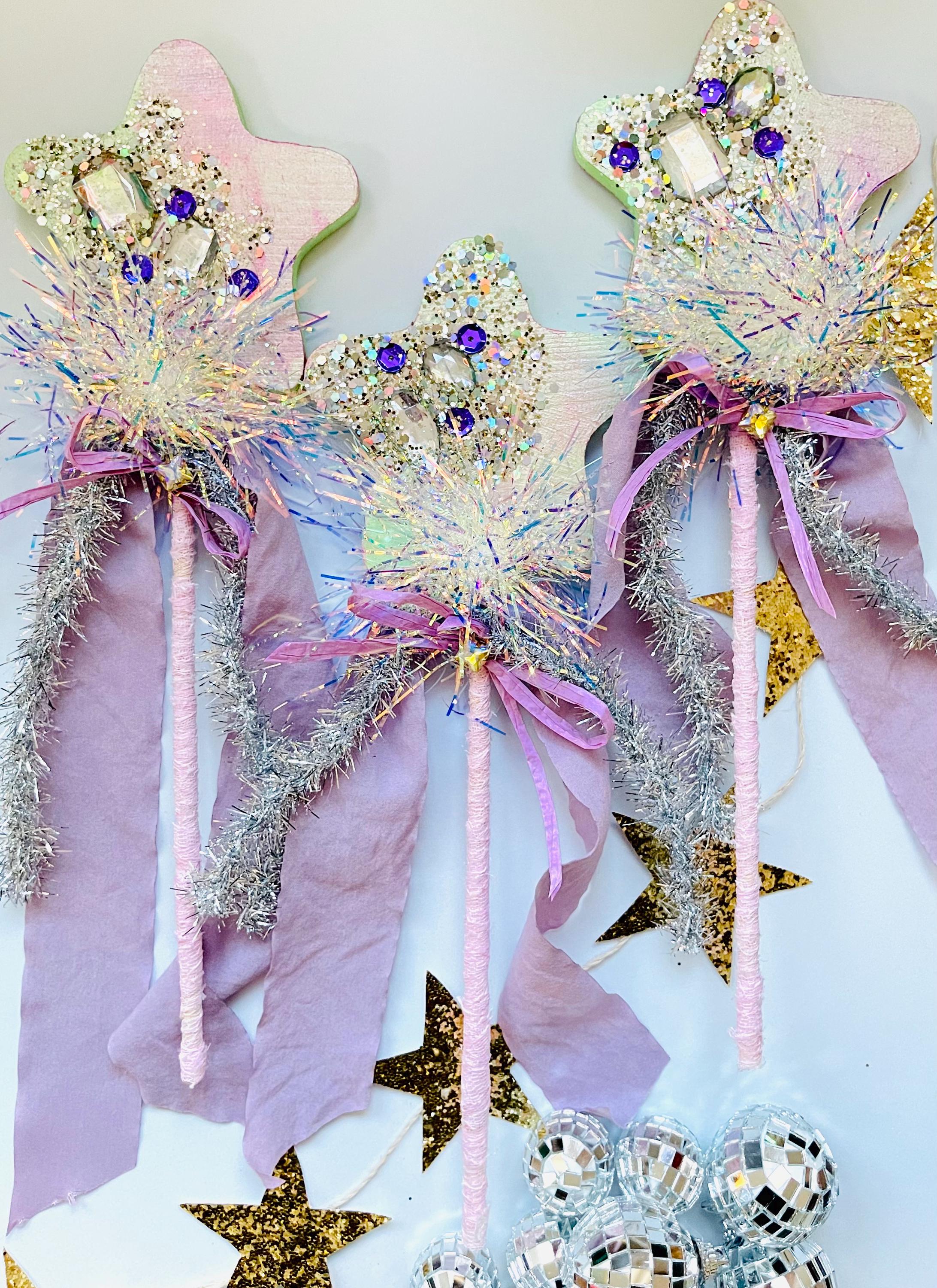 Set of 3 Stars Wands, Christmas Bundle Wands, Christmas Stocking ...