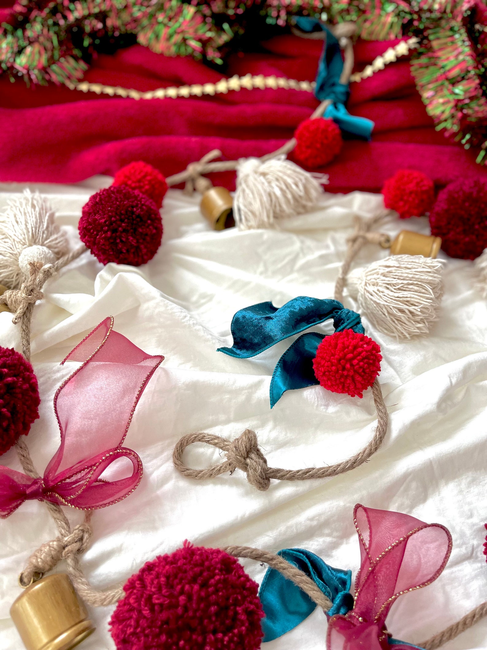 Garland, Vintage Garland, Vintage Christmas Garland, Christmas ...