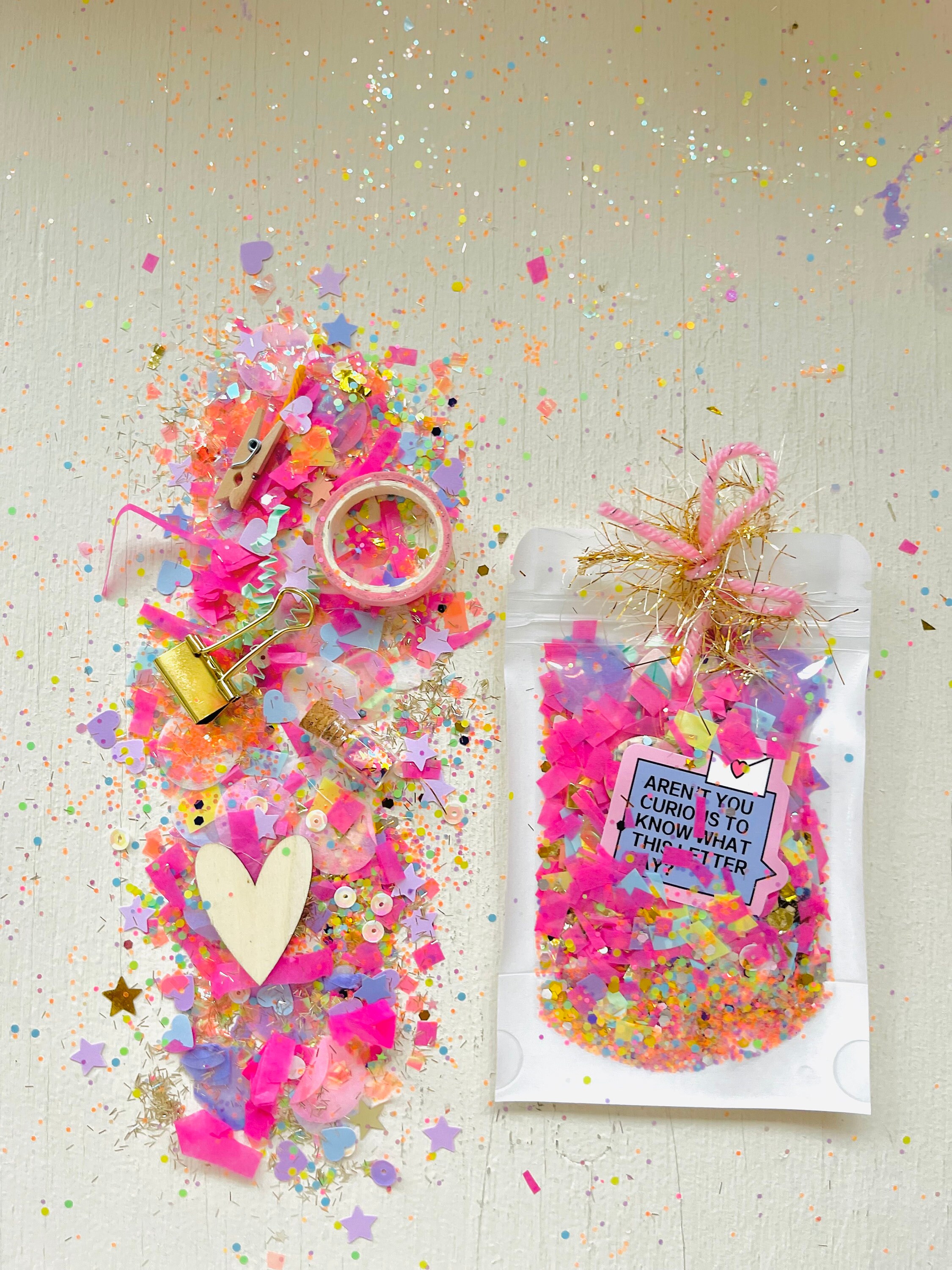 Confetti, Mini Art Journaling Confetti Pack, Confetti, Party Favors ...