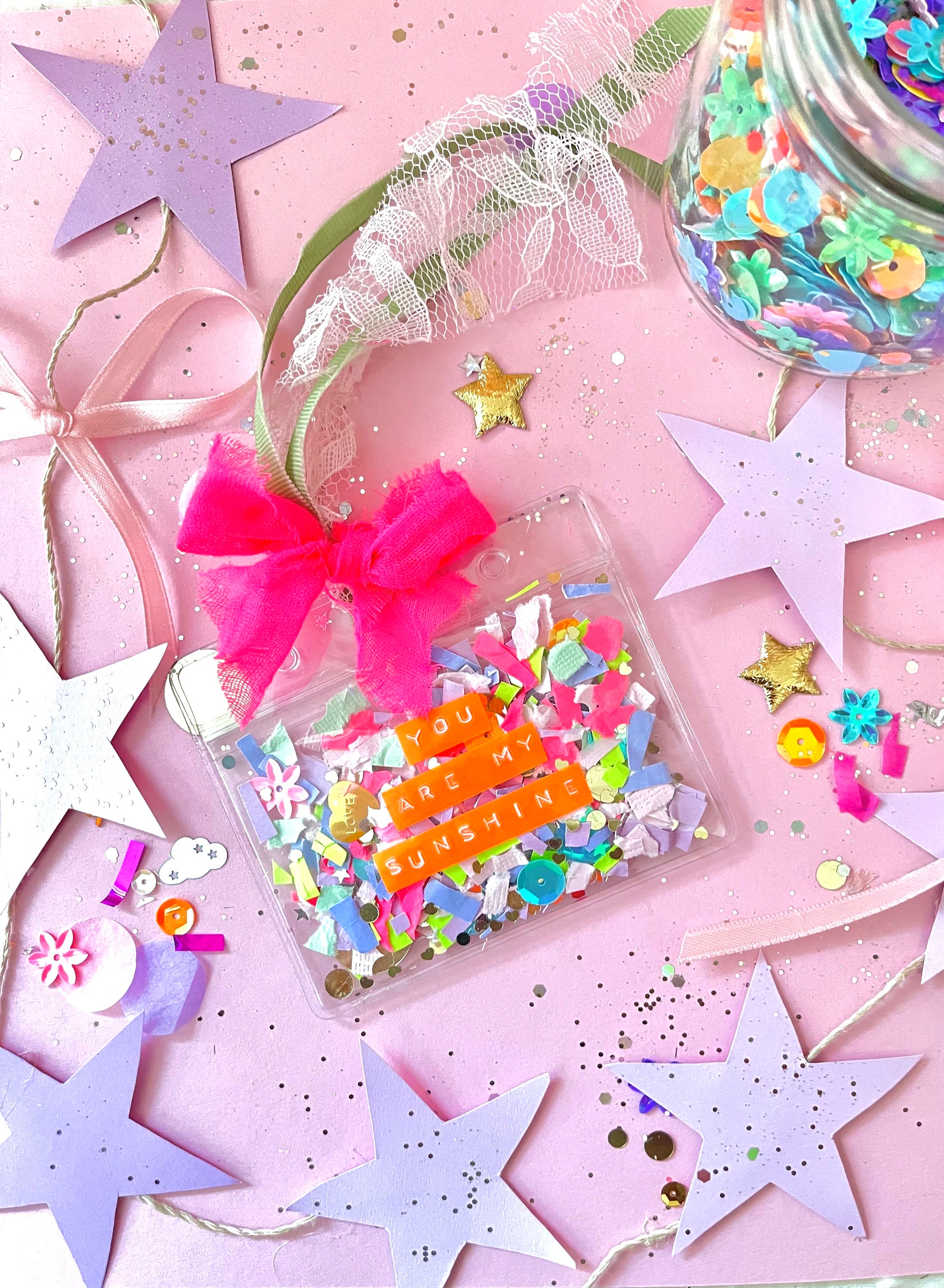 Confetti, Gift Tag, Confetti Gift Tag, Birthday Gift Tag, Valentine's ...