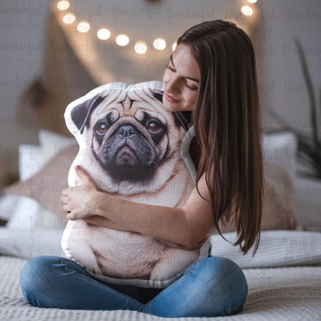 Custom Pet Pillow, Personalized Dog Pillow From Photo, Dog Memorial ...