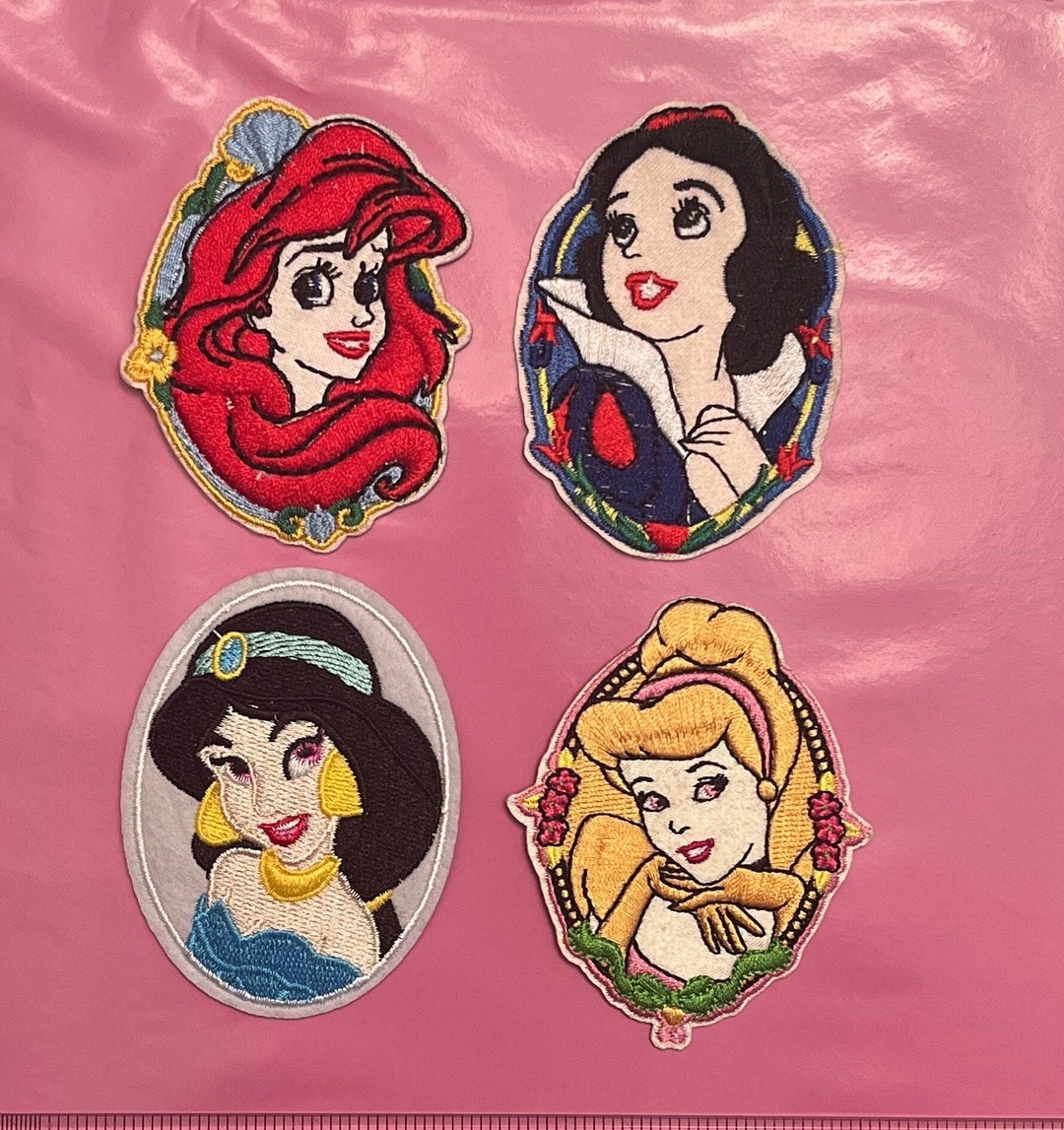 Disney Princess Embroidered Patches, Cinderella Patch, Snow White Patch ...