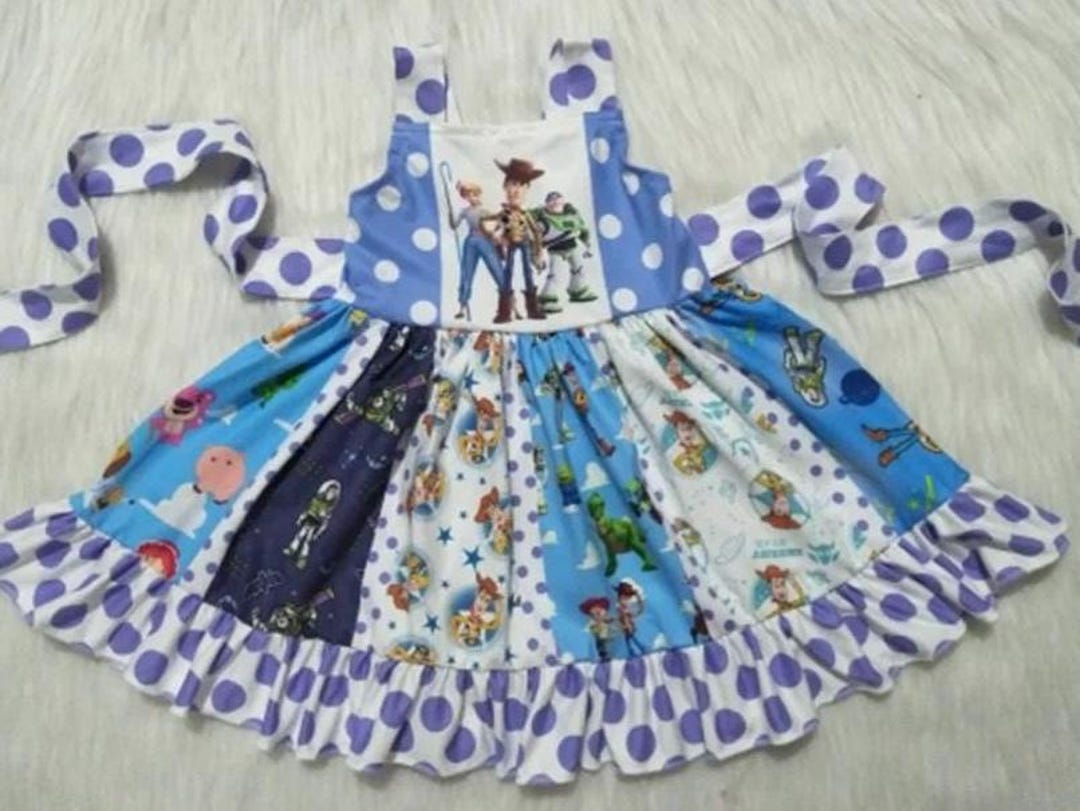 Toy Story Dress Toy Story Girls Birthday Gift Kids Toddler Buzz Woody ...