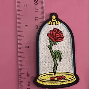 Beauty and the Beast Iron on Embroidered Patches, Princess Belle Iron ...