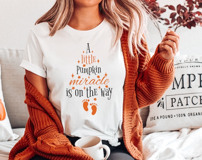 Pumpkins Foot Ball Baby Bumps Shirt Fall Pregnancy Announcement Soon to ...