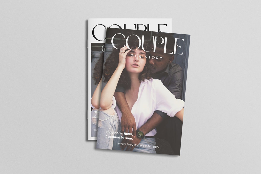 Customizable Couple Magazine, DIY Love Memory Book, Personalized Gift ...
