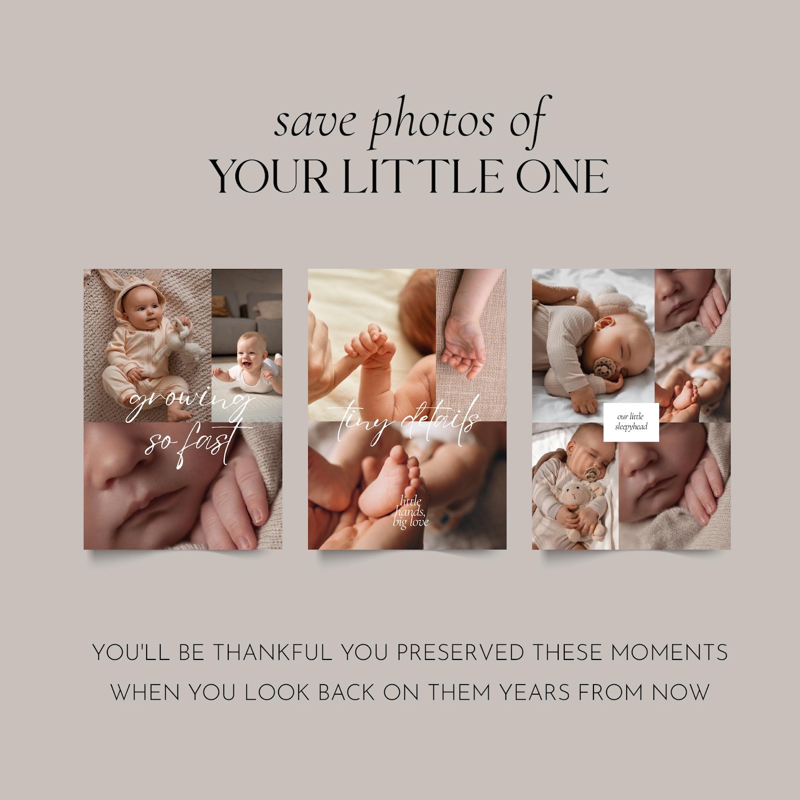 Newborn Baby Memory Magazine – Canva Template, Photo Album (printable ...