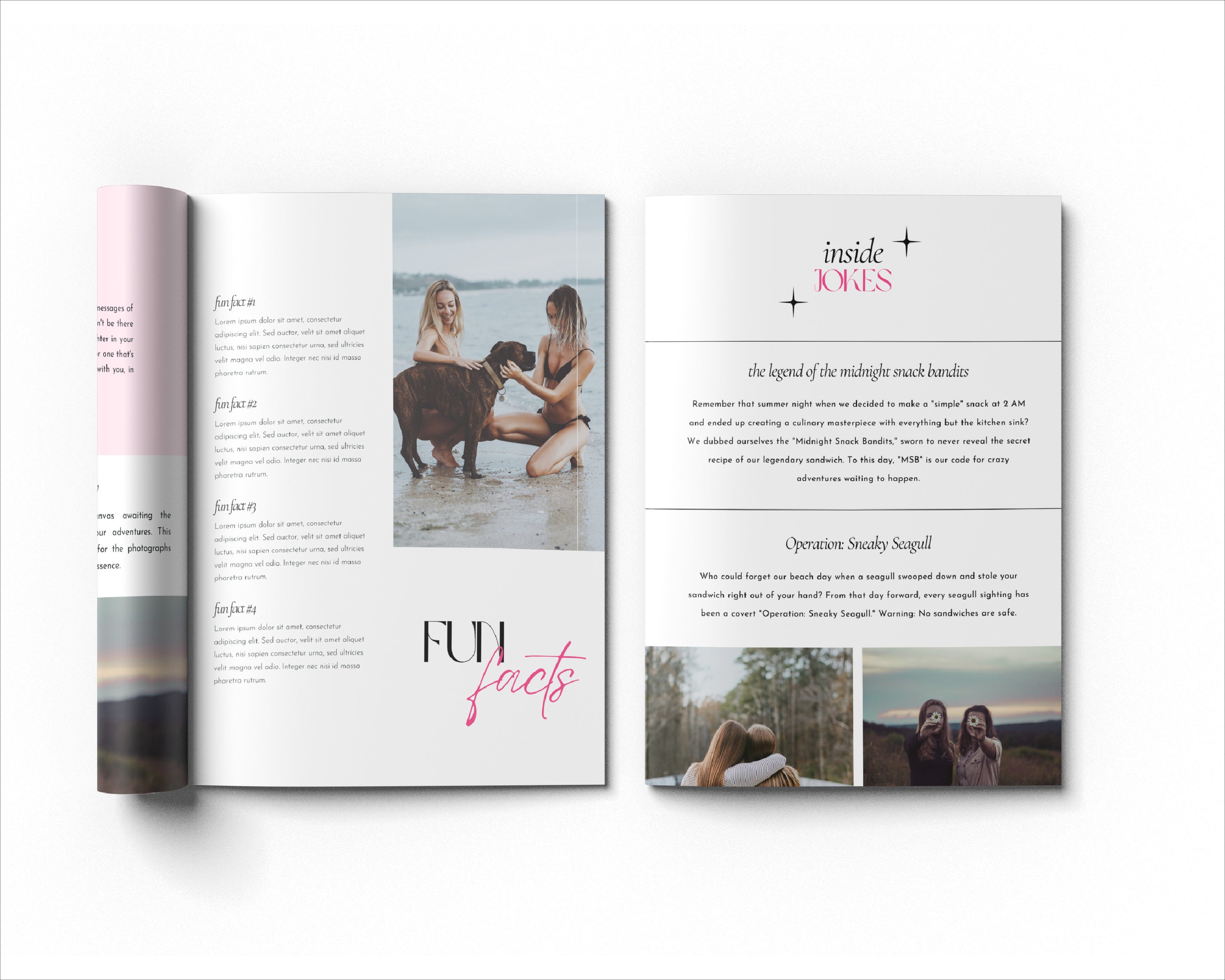Printable Bestie Magazine Template Personalized Besties Gift, Custom ...
