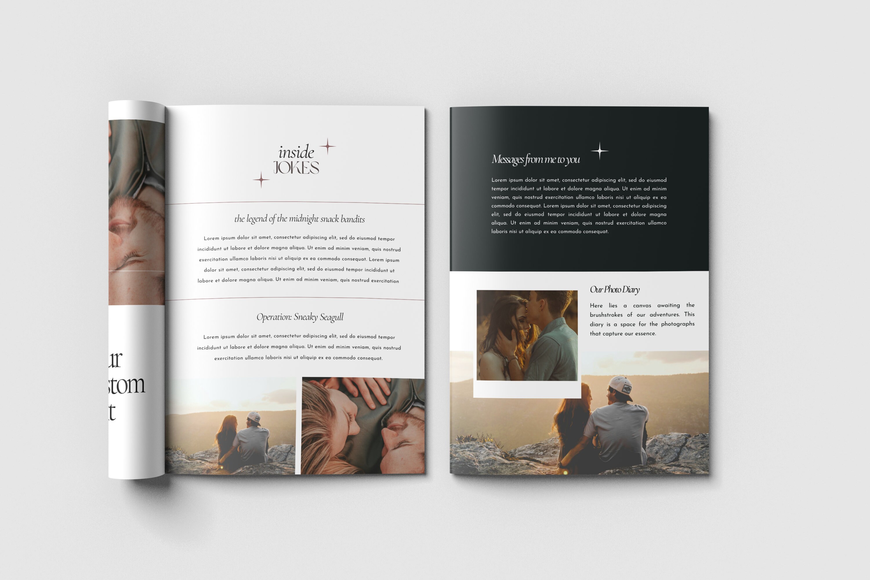 Customizable Couple Magazine, DIY Love Memory Book, Personalized Gift ...