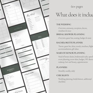 Printable Maid of Honor Planner, Duties Checklists Template, PDF ...