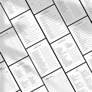 70 Pages Wedding Checklists Bundle, Printable Wedding Checklists ...