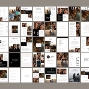 Personalized Couple's Magazine Template, Romantic DIY Gift (digital ...