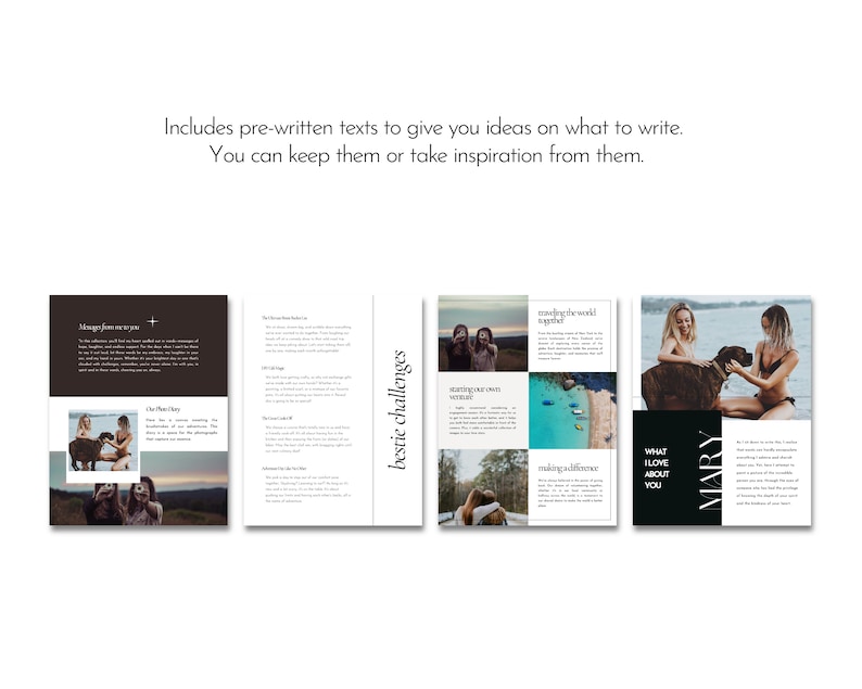 Printable Bestie Magazine Gift - Personalized Besties Gift, Custom Best ...