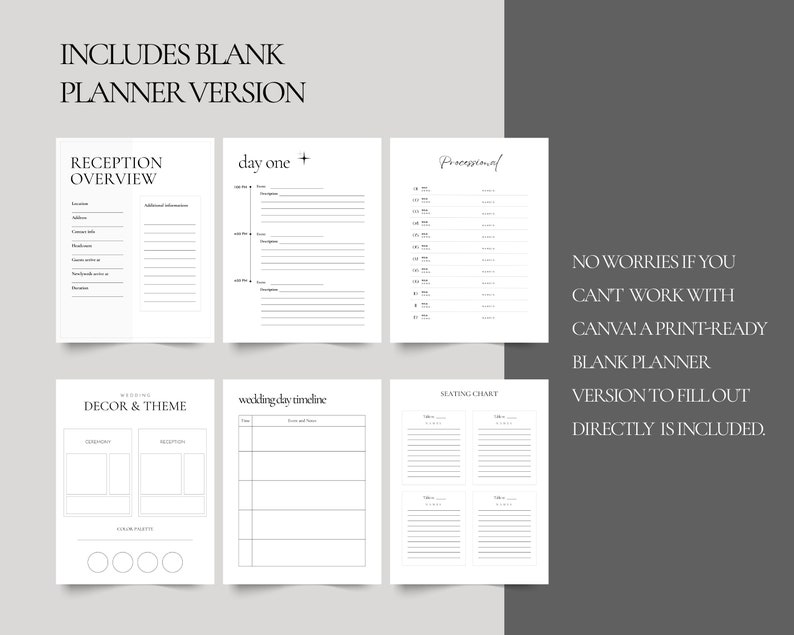 Printable Maid of Honor Planner, Duties Checklists Template, PDF ...