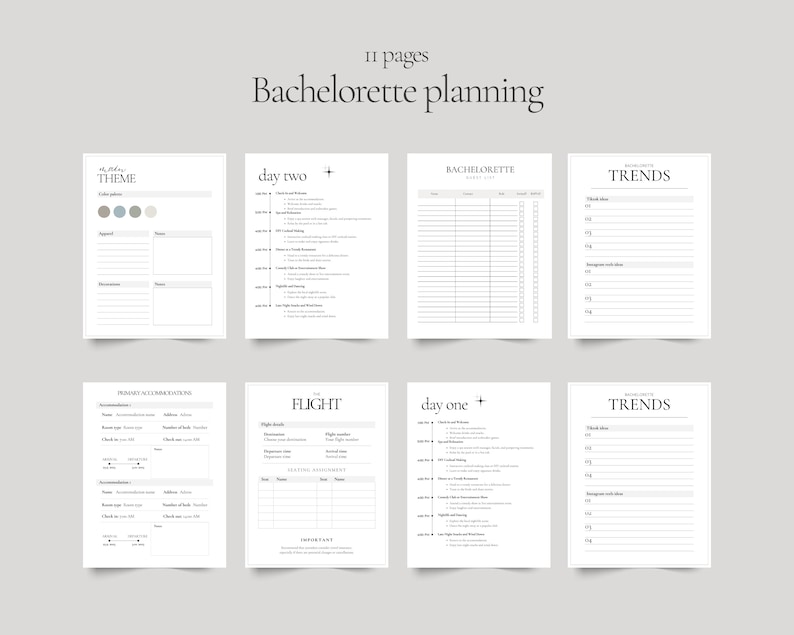 Printable Maid of Honor Planner, Duties Checklists Template, PDF ...