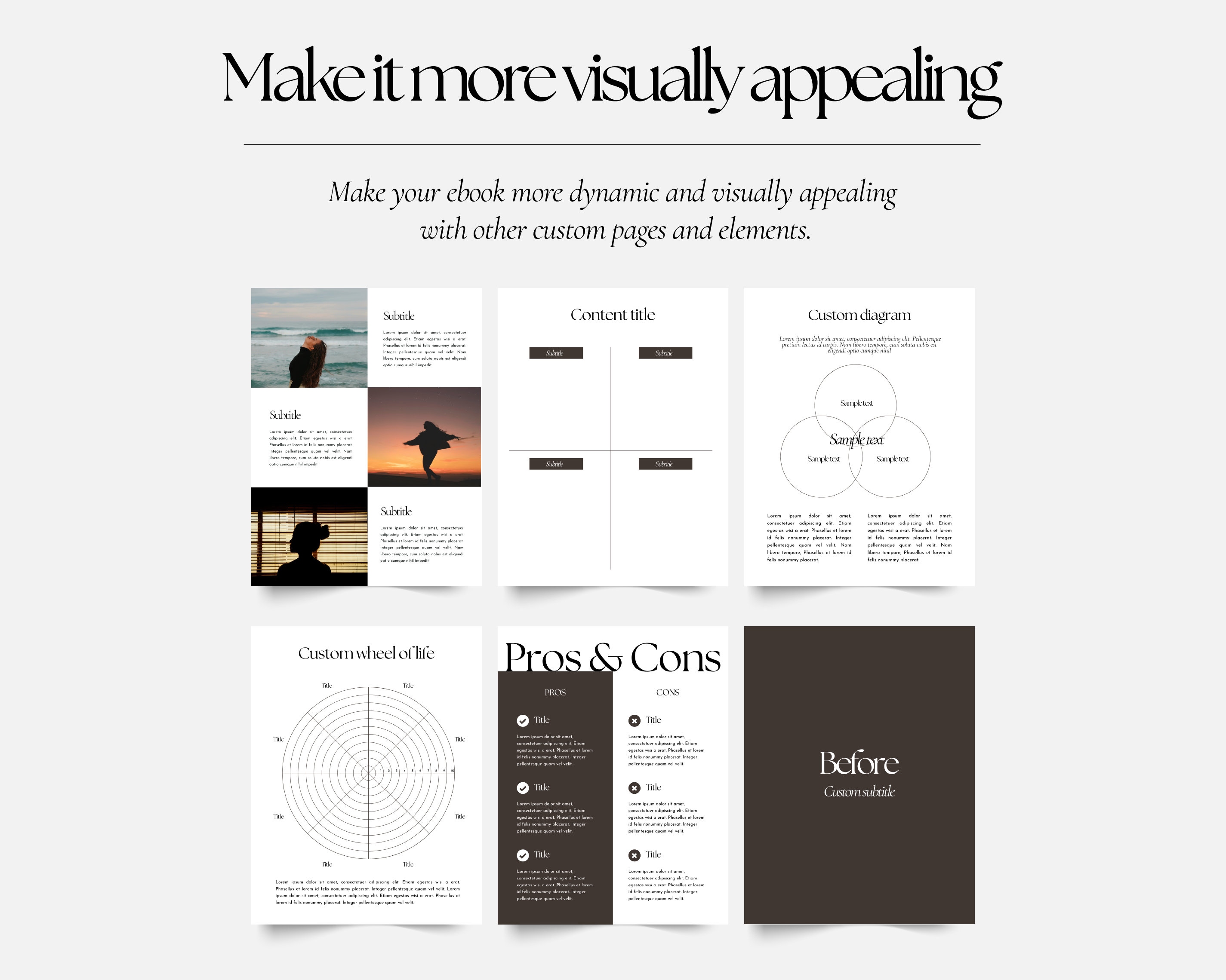 Personal Development Ebook Template, Workbook Canva Template, Aesthetic ...