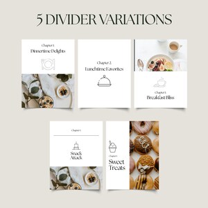 Printable Cookbook Template - Custom Recipe and Meal Planner - Digital ...