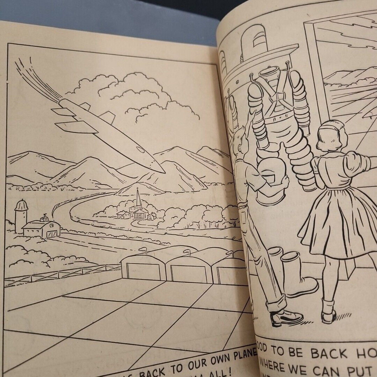 Vintage Jim Solar Space Sheriff Outer Space Coloring Book 1966 - Etsy