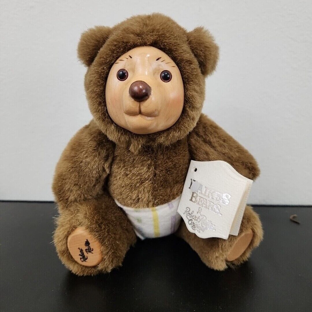 Vintage Raikes Bears Plush Nursery Miniatures Teddy Bear Original 7 ...