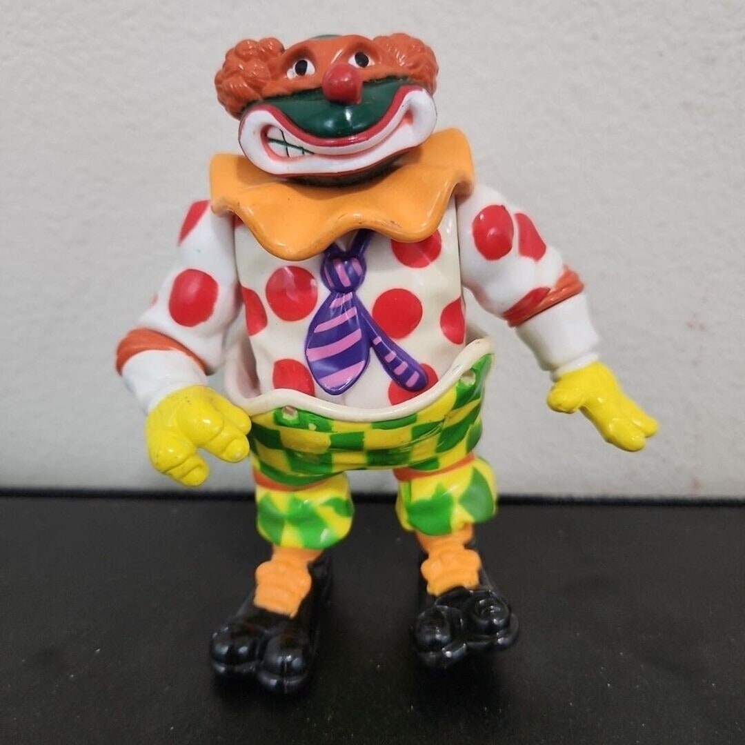 Vintage 1992 TMNT Michaelangelo Birthday Turtles Crazy Clownin Mike ...