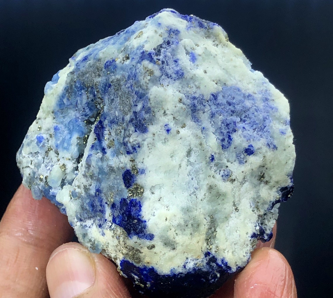 Blue Lazurite Specimen With Pyrite, Lazurite Stone, Lazurite Rough ...