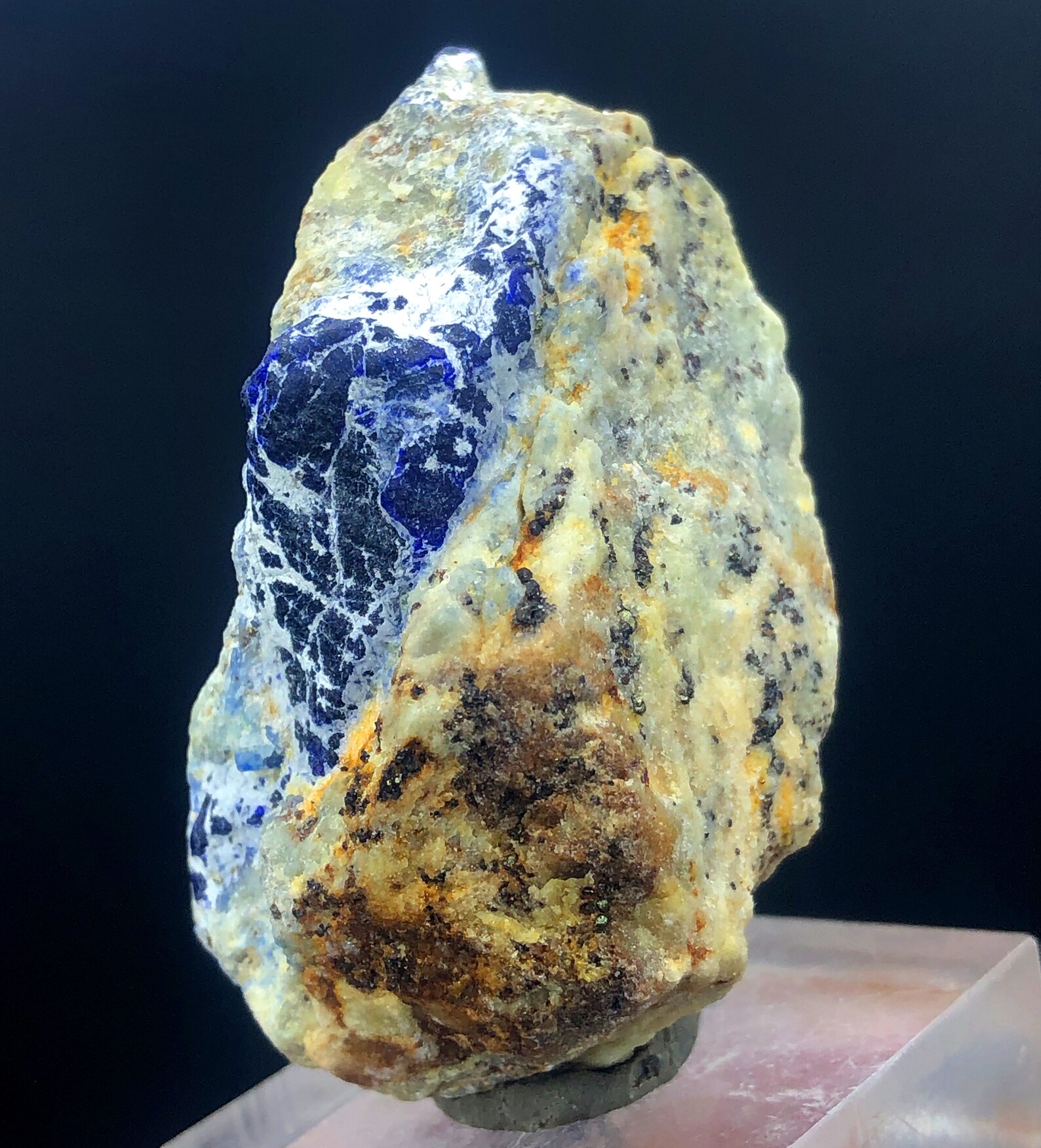 Blue Lazurite Specimen With Pyrite, Lazurite Stone, Lazurite Rough ...
