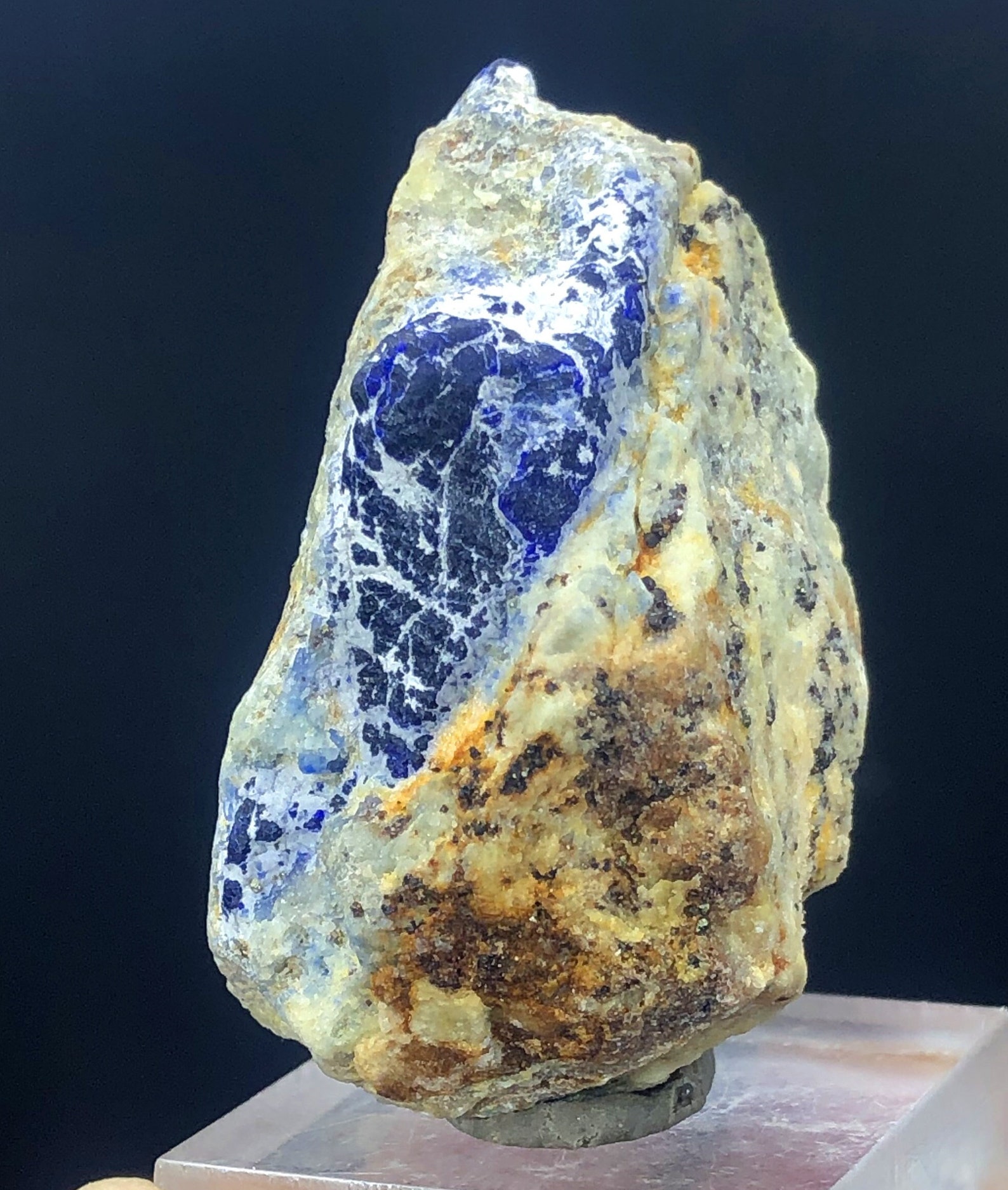 Blue Lazurite Specimen With Pyrite, Lazurite Stone, Lazurite Rough ...