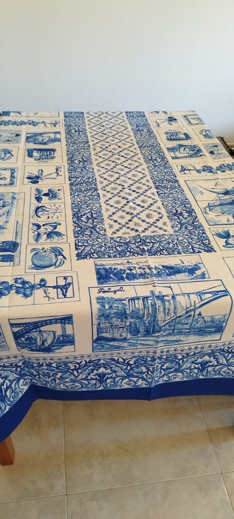 Portuguese Traditional Table Cloth, Decoration, Home Kitchen 150x250 - Etsy