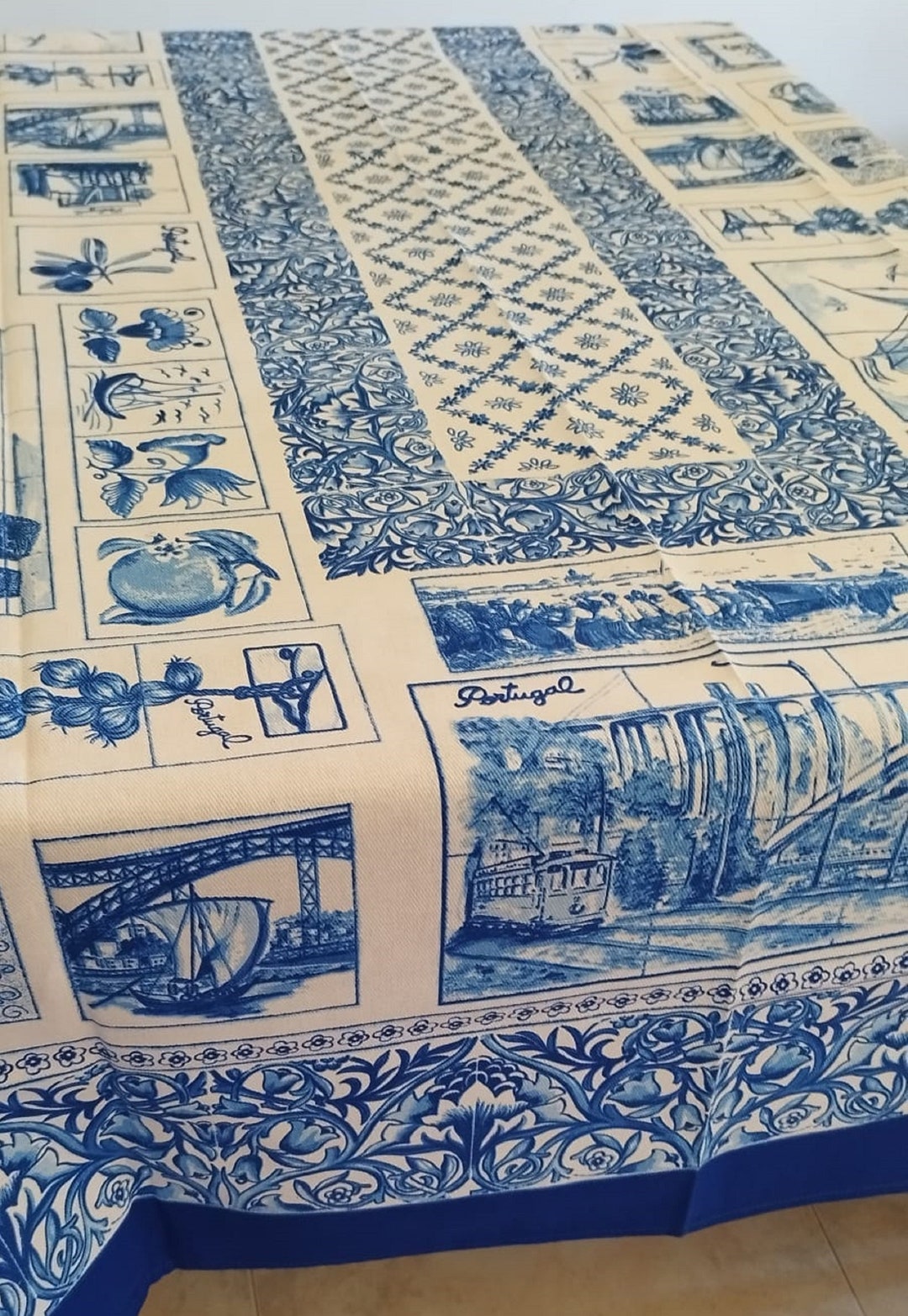 Portuguese Traditional Table Cloth, Decoration, Home Kitchen 150x250 - Etsy
