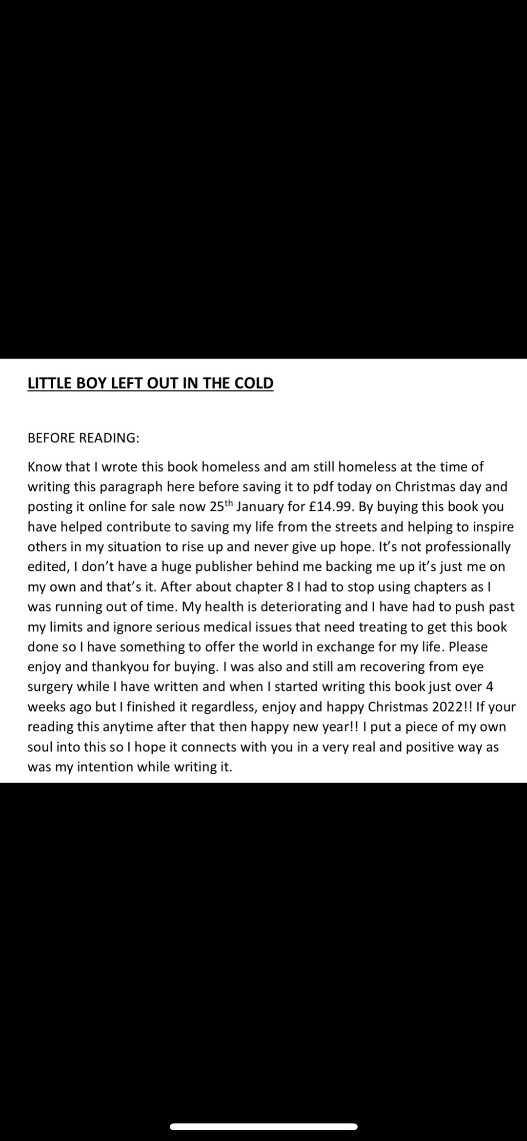 Little Boy Left Out in the Cold (fiction Fantasy Adventure Book for ...