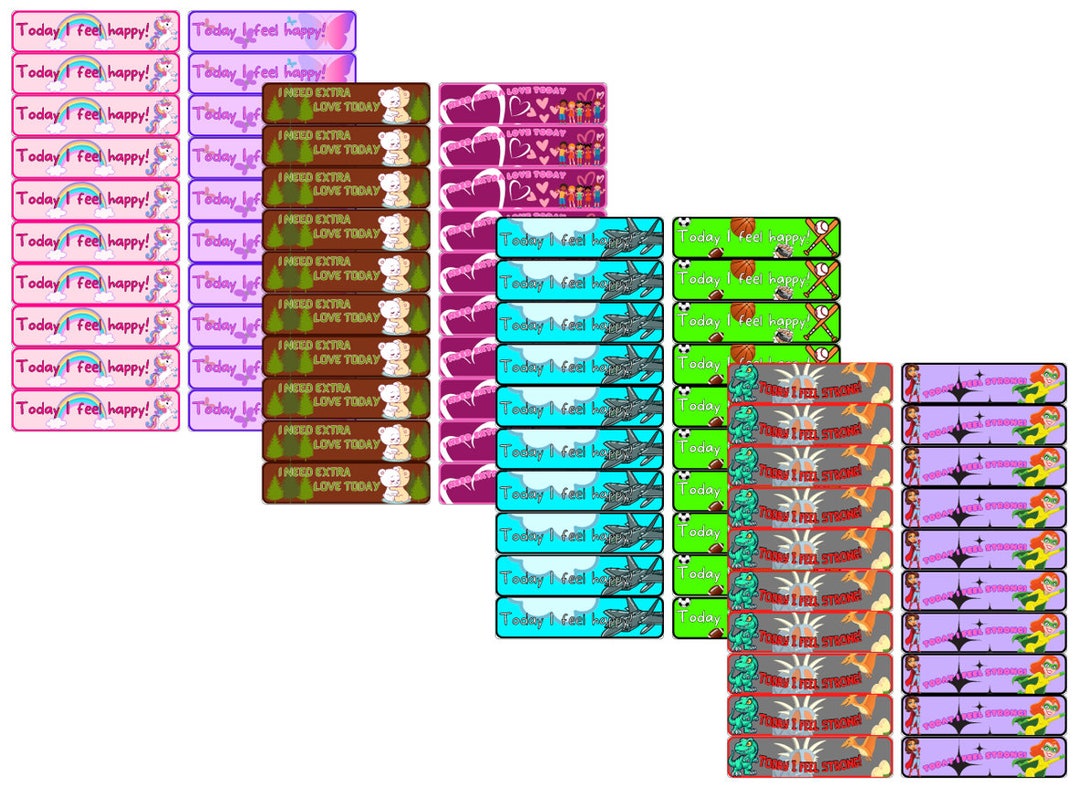 Mood Badge, Printable Labels, Avery Labels, Printable, Social Emotional ...