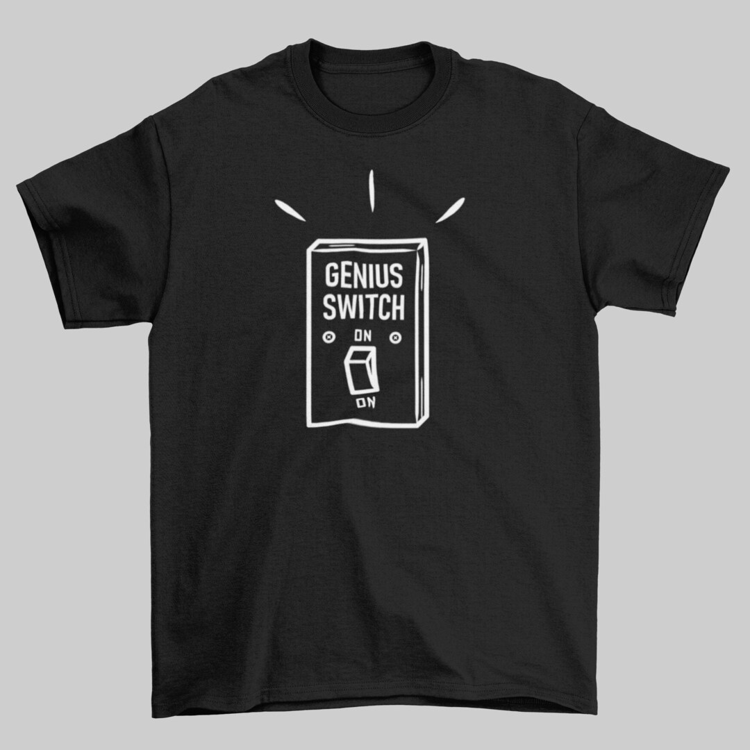 Genius Switch T-shirt (black/navy/dark Heather) No off Position on the ...