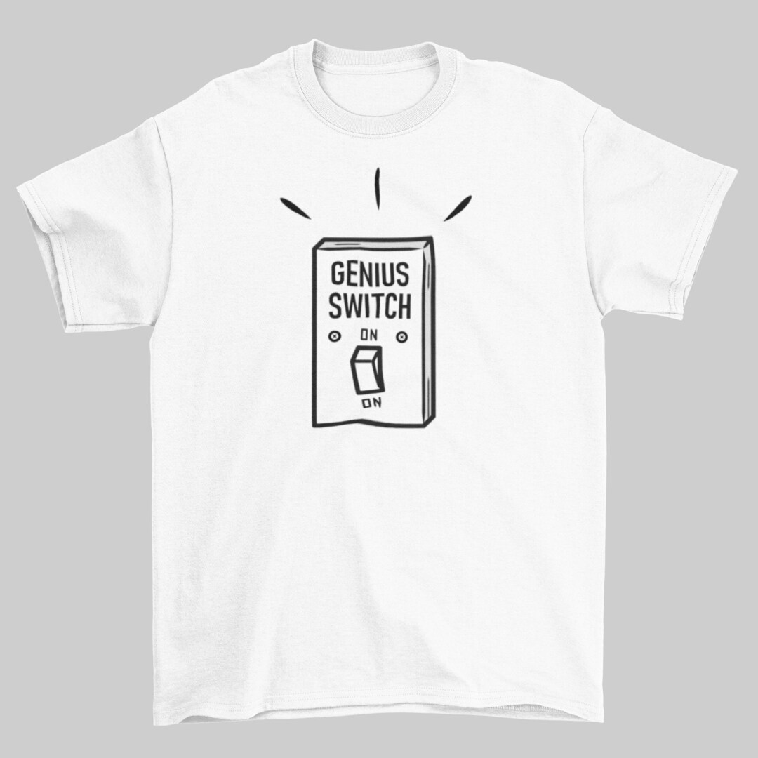 Genius Switch T-shirt (white/sport Grey) No off Position on the Genius ...