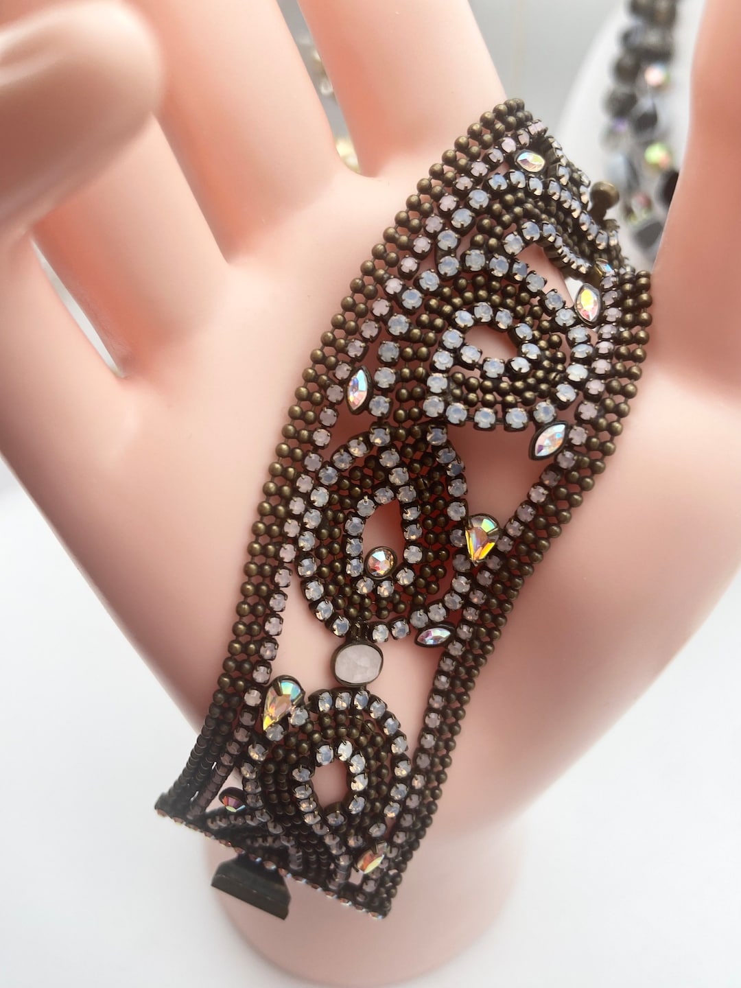 Vintage Sorelli Rhinestone Bracelet - Etsy
