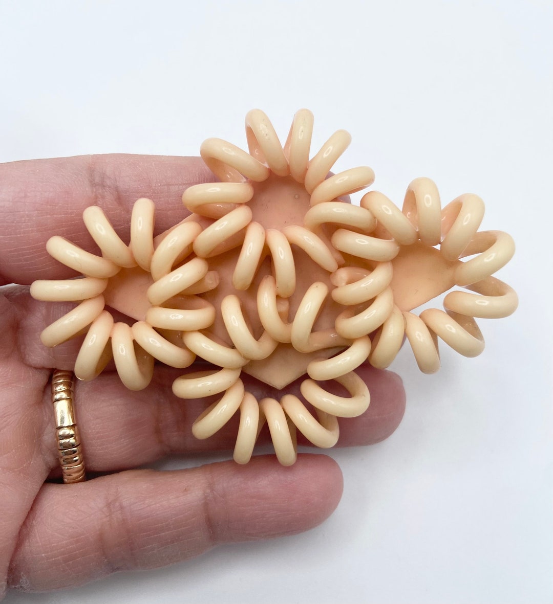 Vintage Twisted Celluloid Early Plastics Oldie Brooch - Etsy