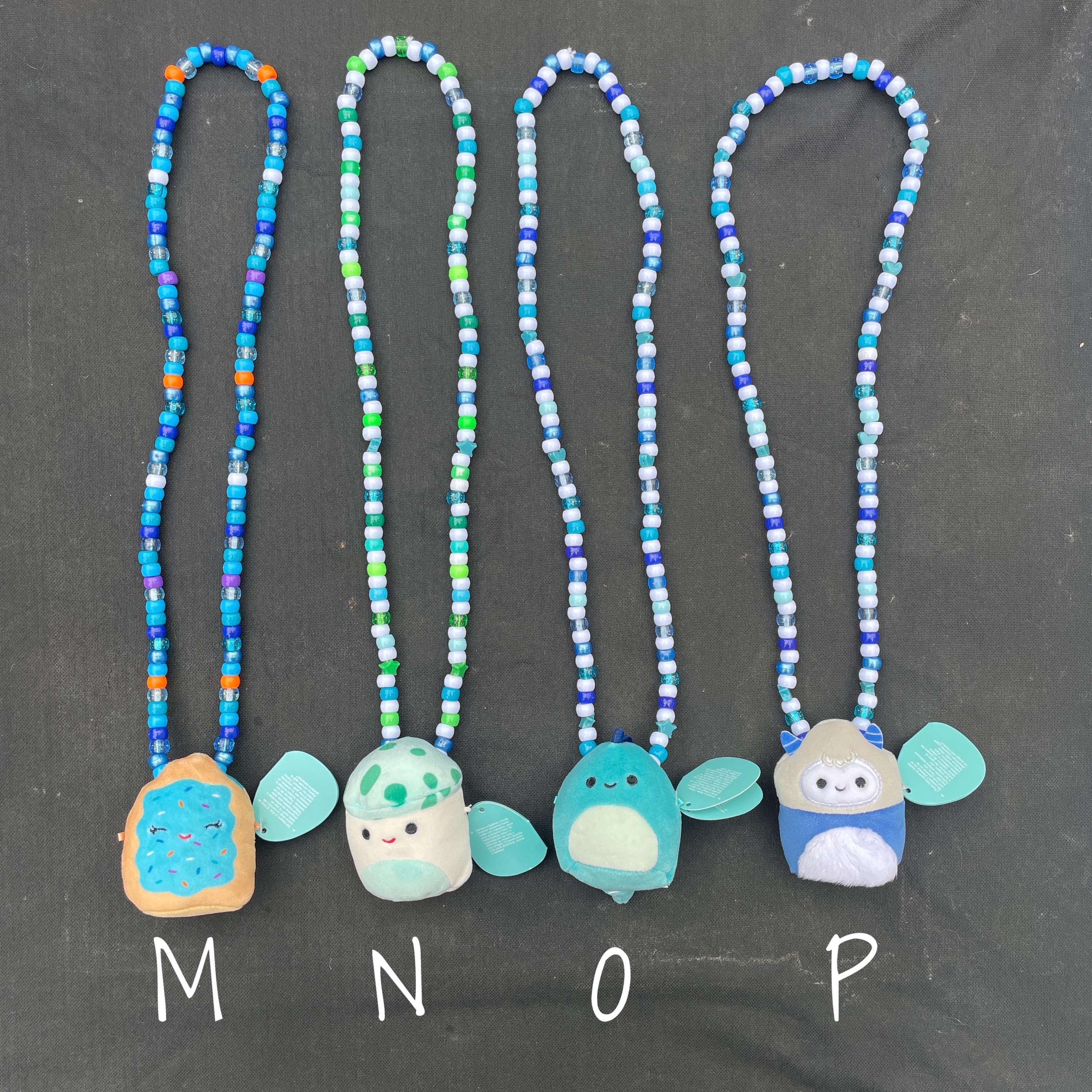 New Squishmallow Kandi Necklace | Kandi Squish Rave Accessories Plushie ...