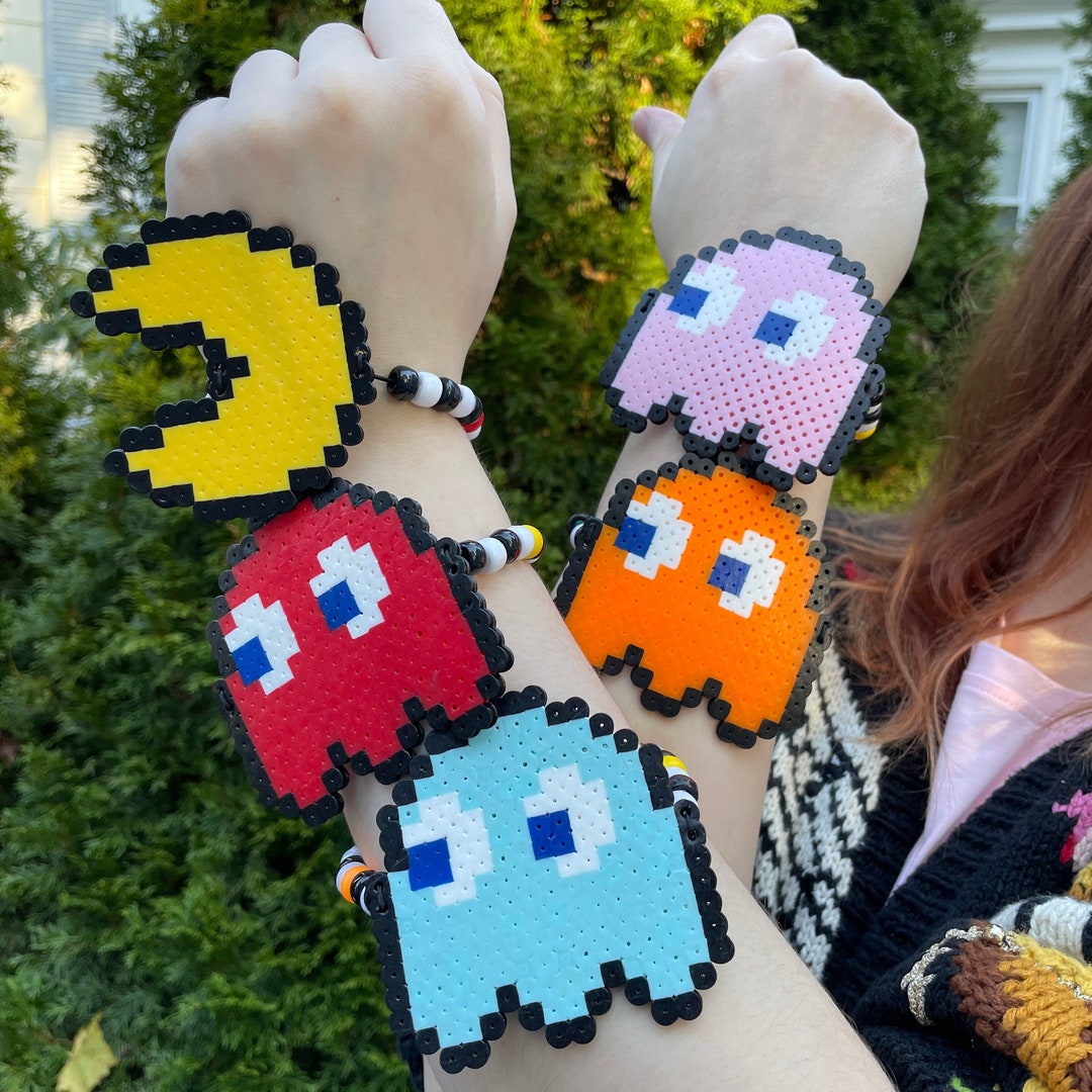 Pacman Perler Kandi Bracelets | - Etsy