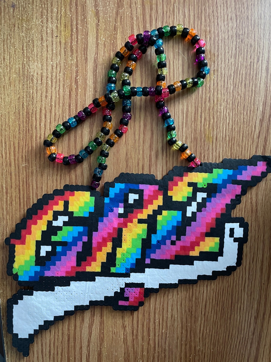 Griz Perler Necklace | Rave EDM EDC for Trading - Etsy