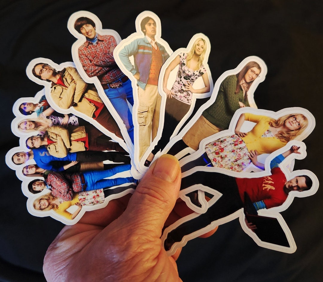 Big Bang Theory Stickers | Sheldon Leonard Penny Raj Howard Bernadette ...