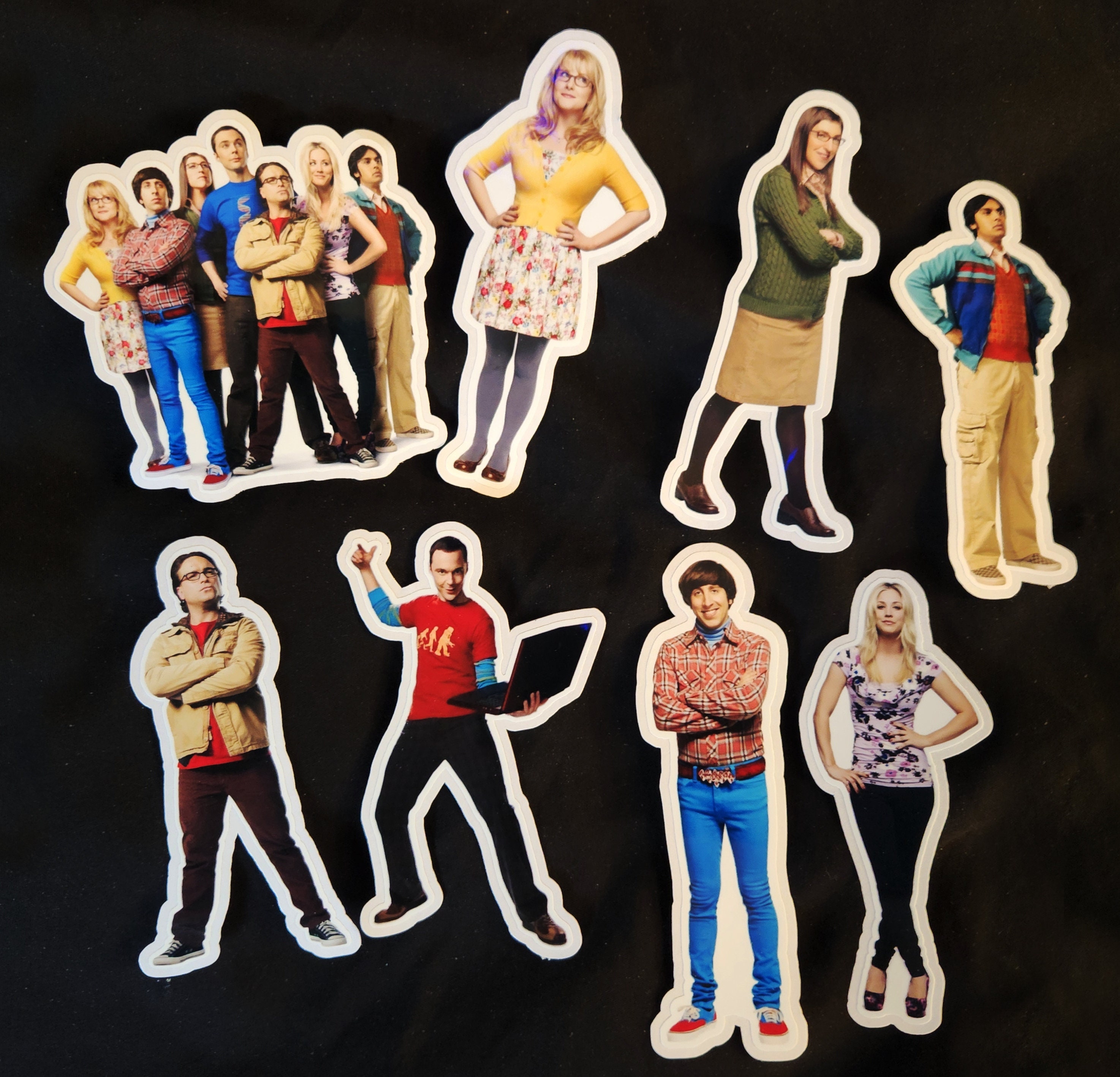 Big Bang Theory Stickers | Sheldon Leonard Penny Raj Howard Bernadette ...