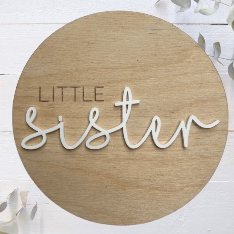 Little Sister Sign - Etsy